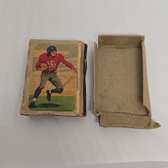 Toys | Vintage Ohio Blue Tip Matchbox With Football Player Used | Poshmark